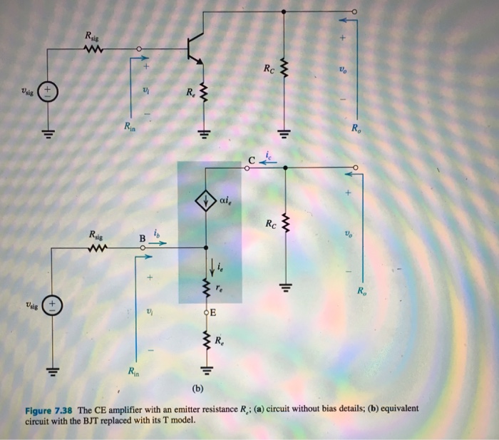 Solved Derive the characteristics of the Common Emitter | Chegg.com