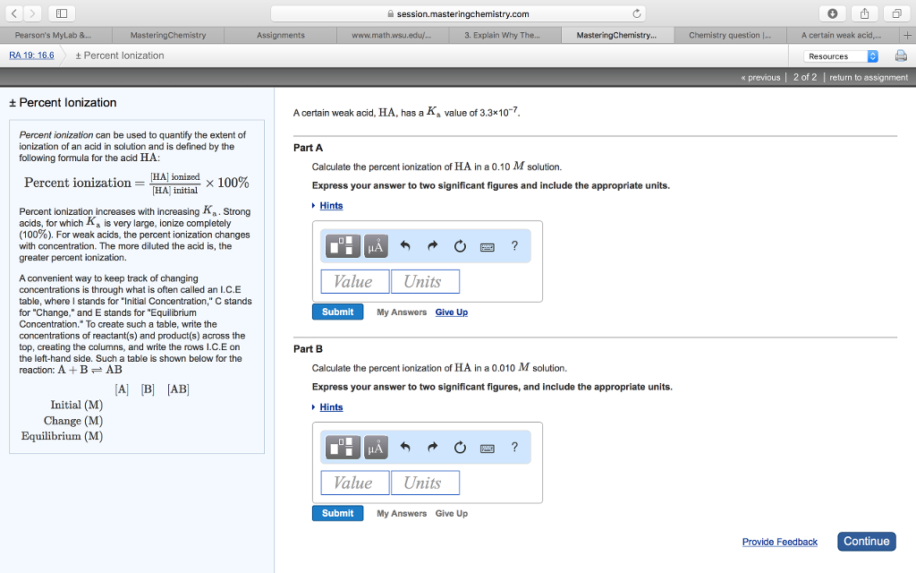 Solved: Session.masteringchemistry.com Pearson's MyLab &..... | Chegg.com