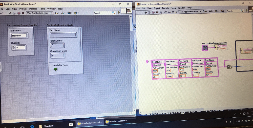 LabVIEW Problem: 1st- Describe in your own words | Chegg.com