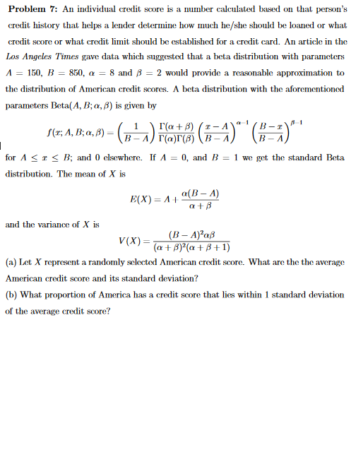 Solved An individual credit score is a number calculated | Chegg.com