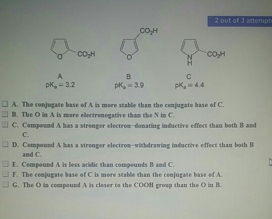 Solved SELECT ALL responses that explain why the pKa of | Chegg.com