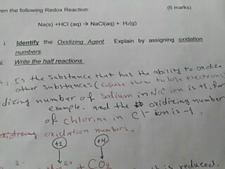 Solved Given the following Redox Reaction Na(s) + HCl(aq) | Chegg.com