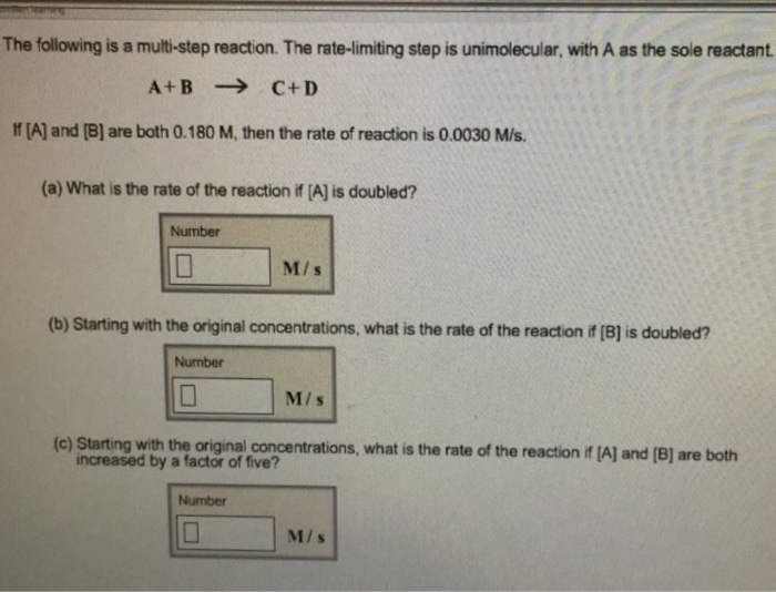 Solved The following is a multi-step reaction The | Chegg.com Solved The following is a multi-step reaction The | Chegg.com