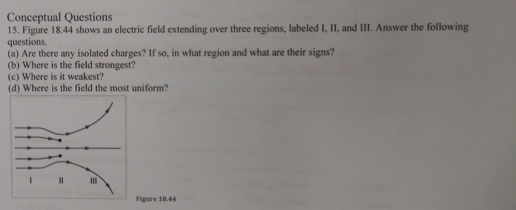 Solved Conceptual Questions 15. Figure 18.44 shows an | Chegg.com