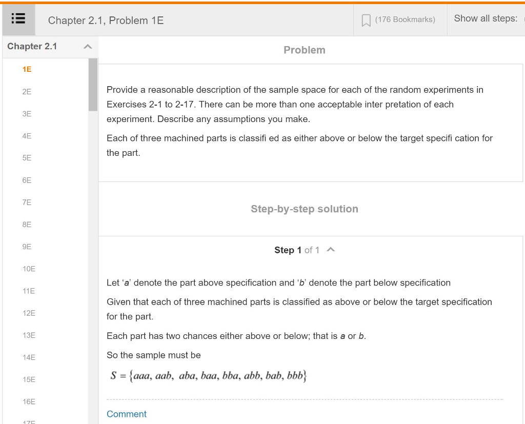 Solved Chapter 2.1, Problem 1E (17 6 Bookmarks) Show all | Chegg.com
