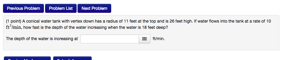 Solved Previous Problem Problem List Next Problem 1 point) A | Chegg.com