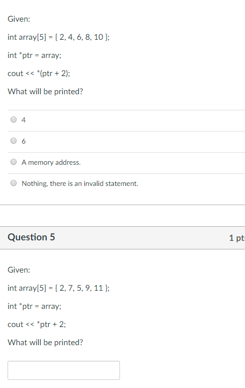 Solved Question 6 A Constructor Is Automatically Called When 7516