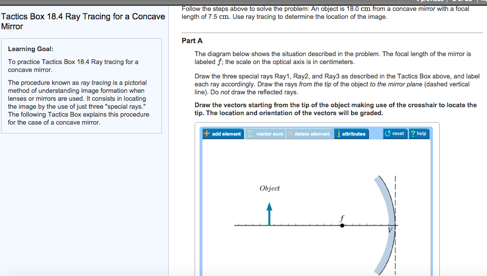 Solved To practice Tactics Box 18.4 Ray tracing for a | Chegg.com