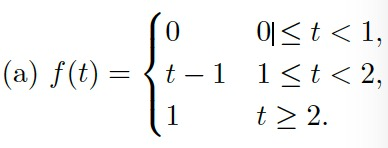 Solved Express the following functions using step functions | Chegg.com