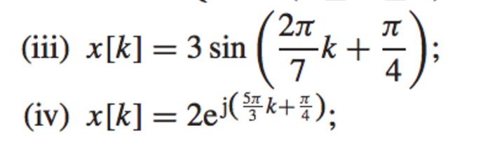 Solved Determine the DTFS representation for each of the | Chegg.com