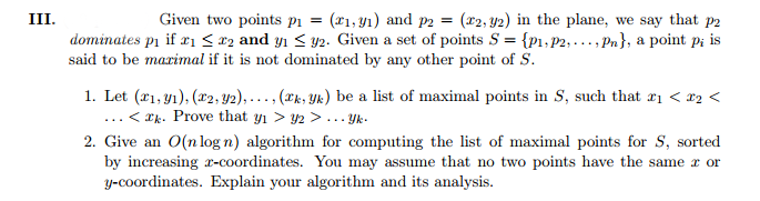 Solved Given two points p_1 = (x_1, y_1) and p_2 = (x_2, | Chegg.com