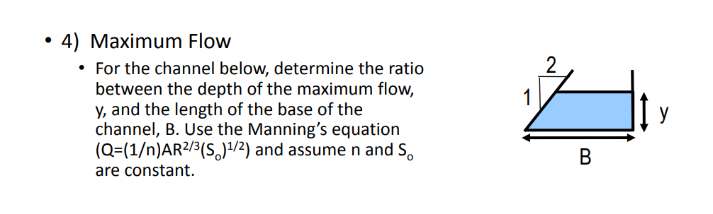 Solved . 4) Maximum Flow . For the channel below, determine | Chegg.com