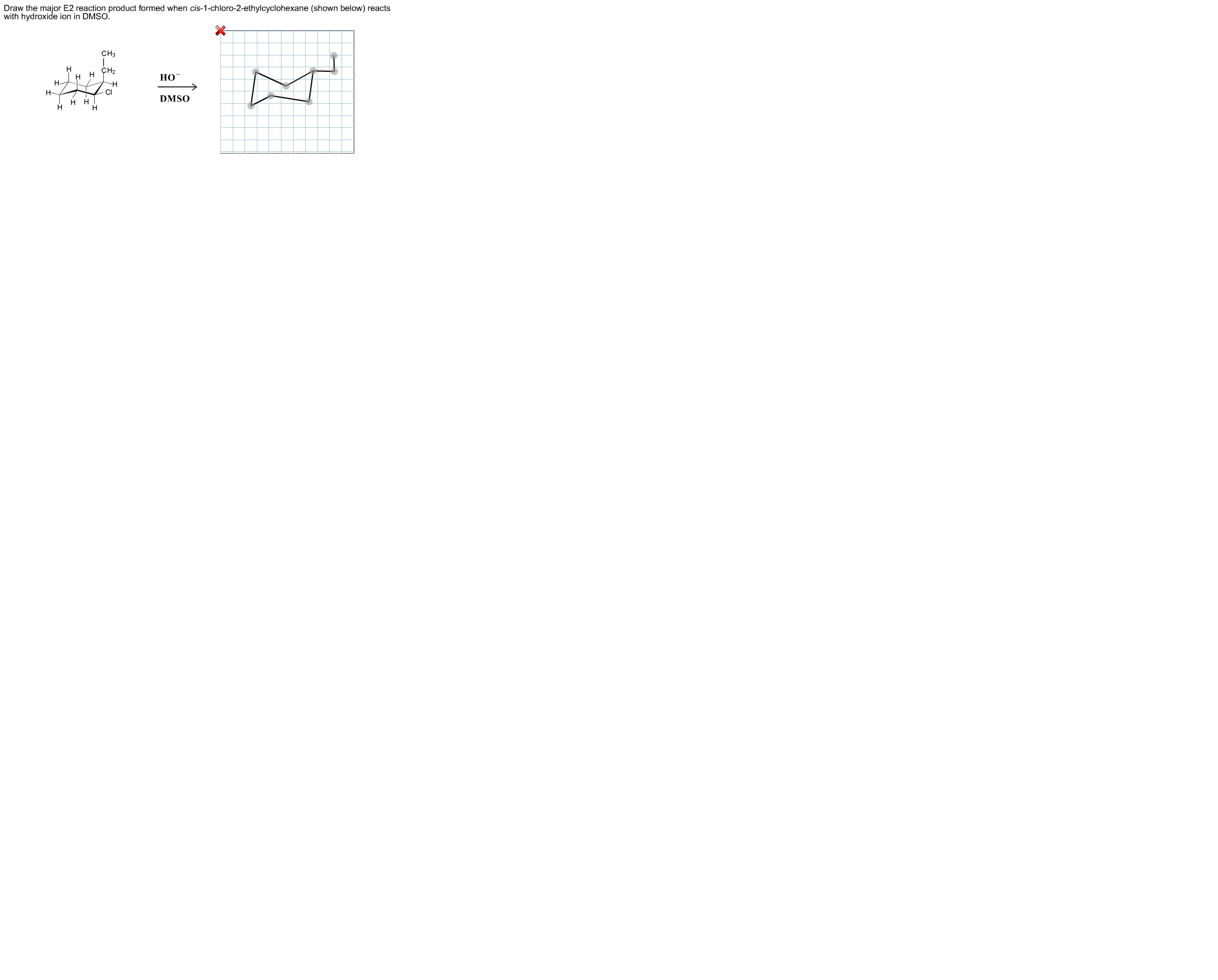 Solved Draw the major E2 reaction product formed when | Chegg.com Solved Draw the major E2 reaction product formed when | Chegg.com