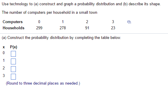 Solved Use technology to (a) construct and graph a | Chegg.com