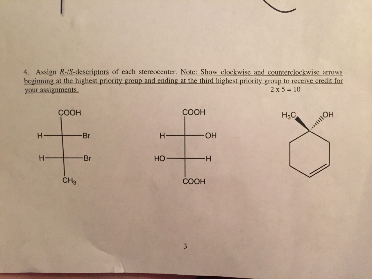 Solved Assign R-/S_descriptors of each stereocenter. Show | Chegg.com
