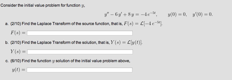 Solved Consider The Initial Value Problem For Function Y Y 0492