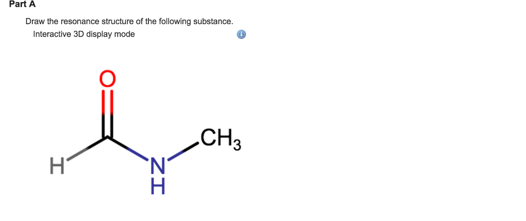 Solved Part A Draw the resonance structure of the following | Chegg.com