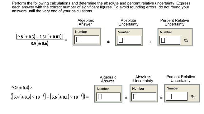 Solved Perform the following calculations and determine the | Chegg.com