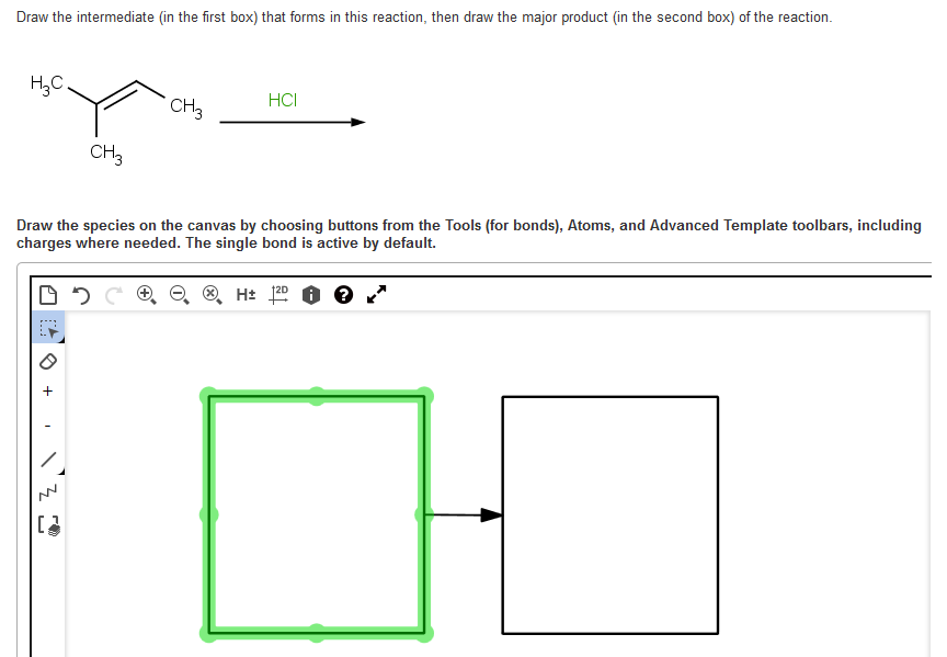 Solved Draw the intermediate (in the first box) that forms | Chegg.com