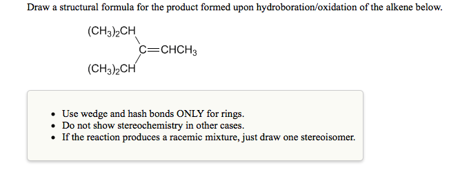 Solved Draw a structural formula for the product formed upon | Chegg.com