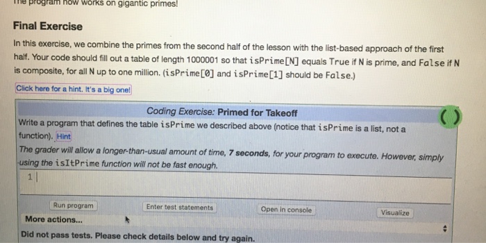 This is CsCircles, section 18:efficiency,Excercise: | Chegg.com