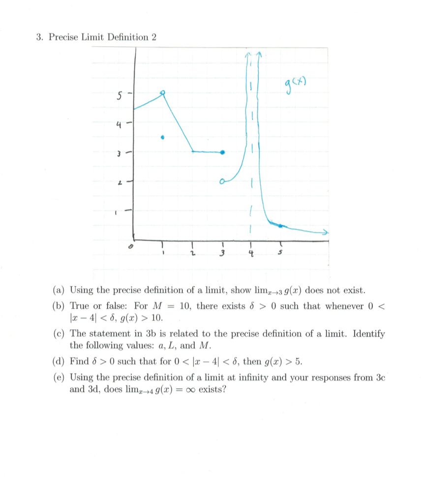Precise Limit Definition 2 A Using The Precise