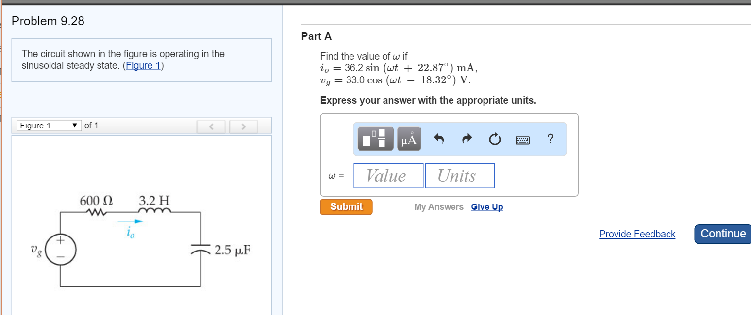 Solved The circuit shown in the figure is operating in the | Chegg.com