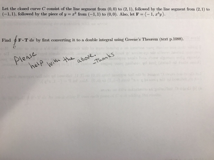 Solved Let the closed curve C consist of the line segment | Chegg.com