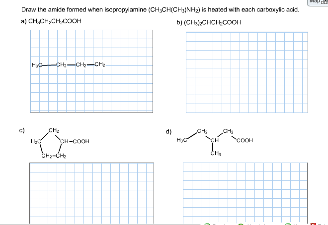 Solved Draw the amide formed when isopropylamine | Chegg.com