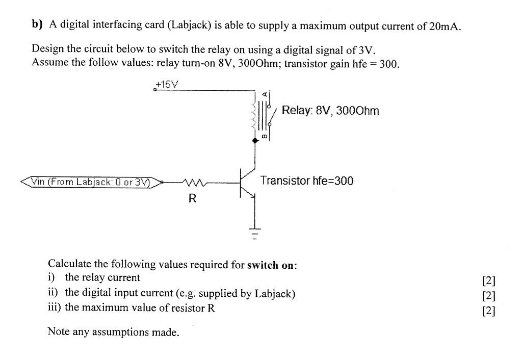 Solved A digital interfacing card (Labjack) is able to | Chegg.com