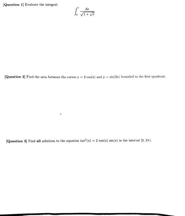 Solved Evaluate the integral: integral_0^1 dx/Squareroot 1 | Chegg.com