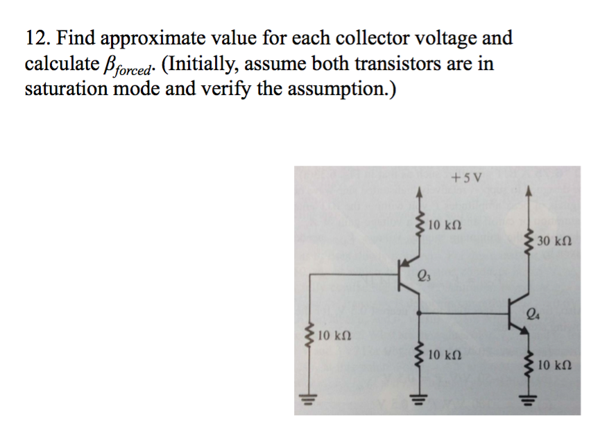 Find approximate value for each collector voltage and | Chegg.com