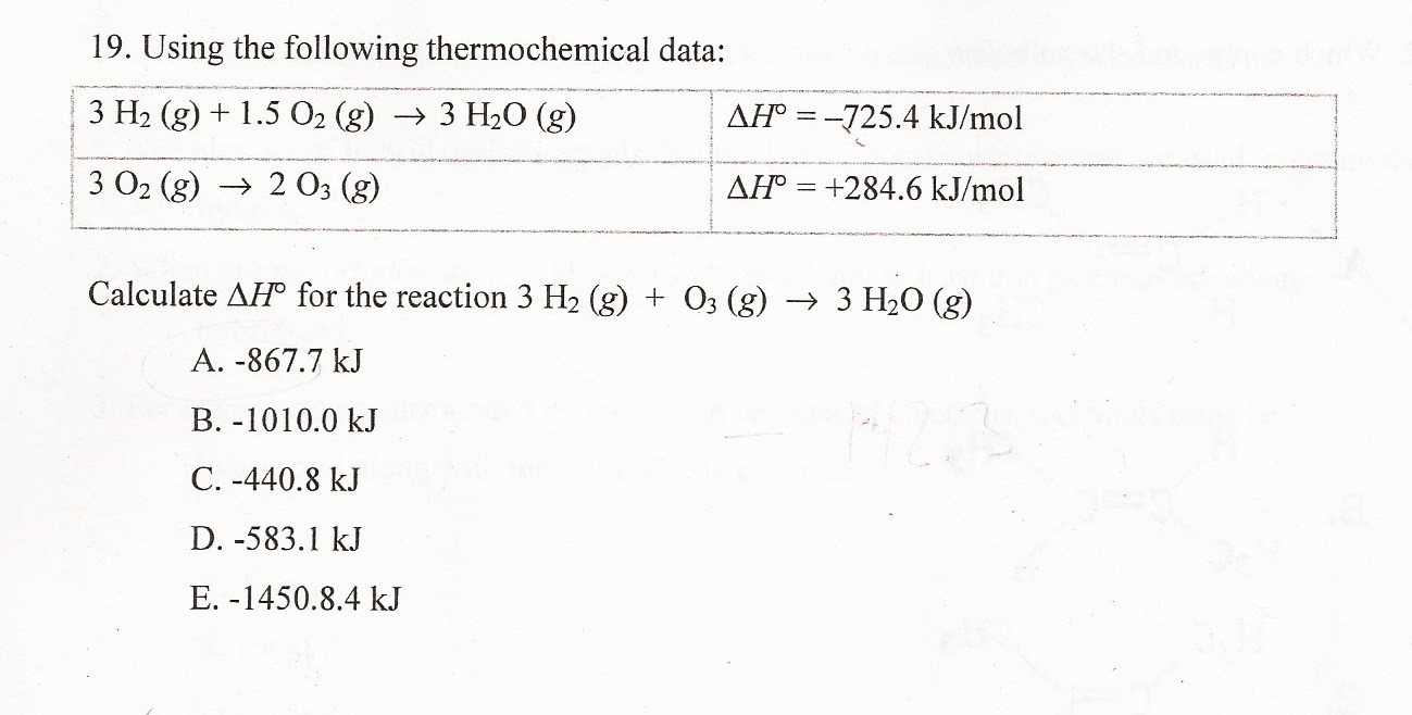 Solved Using the following thermochemical data: 3 H_2 (g) + | Chegg.com