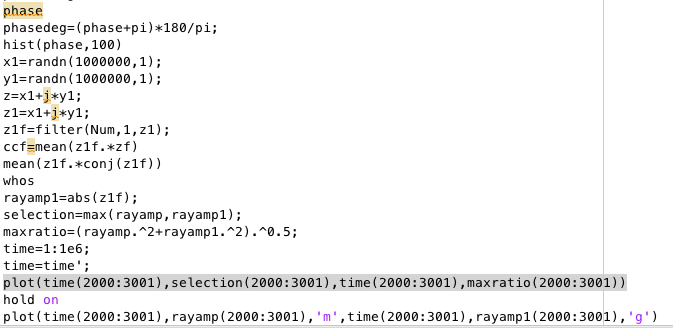 1) Create a Rayleigh fading process the easy way Take | Chegg.com