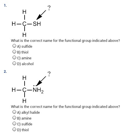 Solved What is the correct name for the functional group | Chegg.com