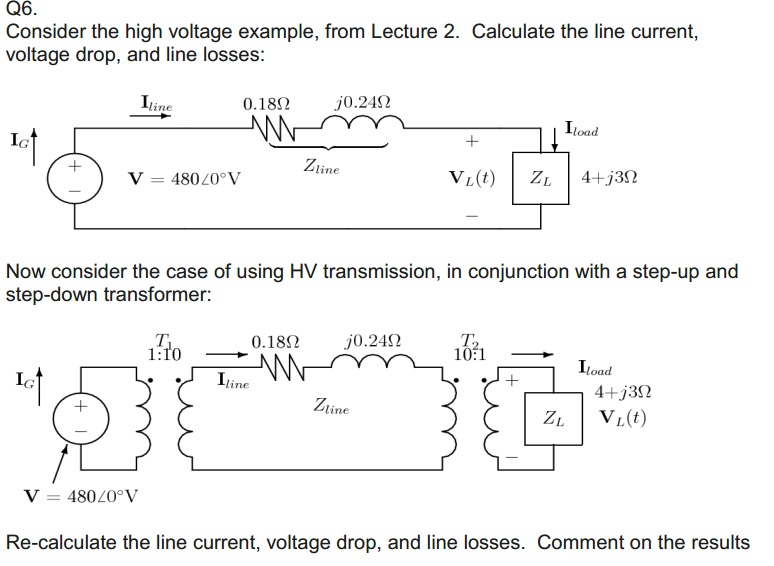 Solved Q6 Consider the high voltage example, from Lecture 2. | Chegg.com