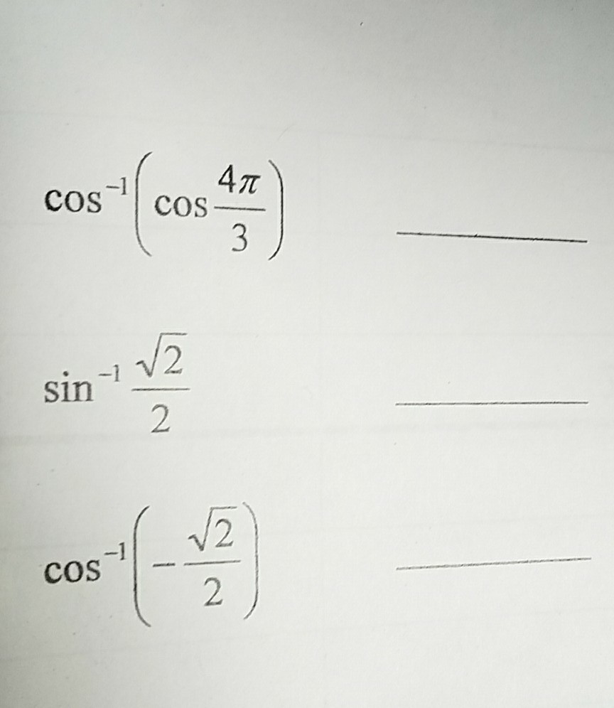Solved -1 COS COS 2 -1 sin 2 -1 cos 2 | Chegg.com