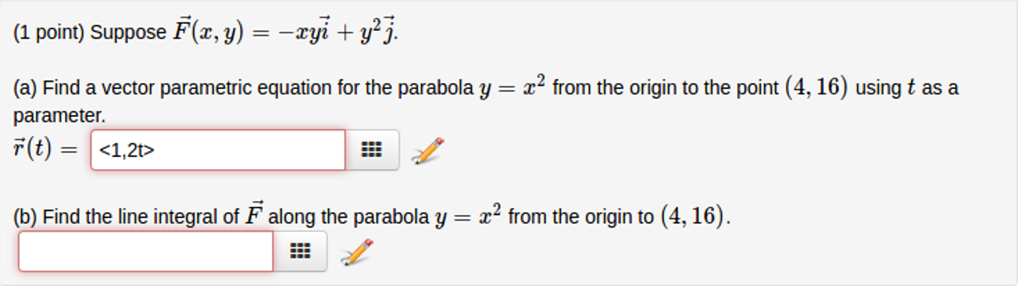 Solved Suppose F(x, y) = -xyi + y^2j. Find a vector | Chegg.com