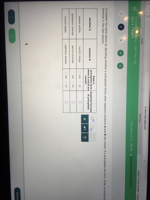 Solved Complete the table below by deciding whether a | Chegg.com