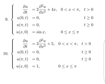 Solved {partial differential u/partial differential t = 2 | Chegg.com