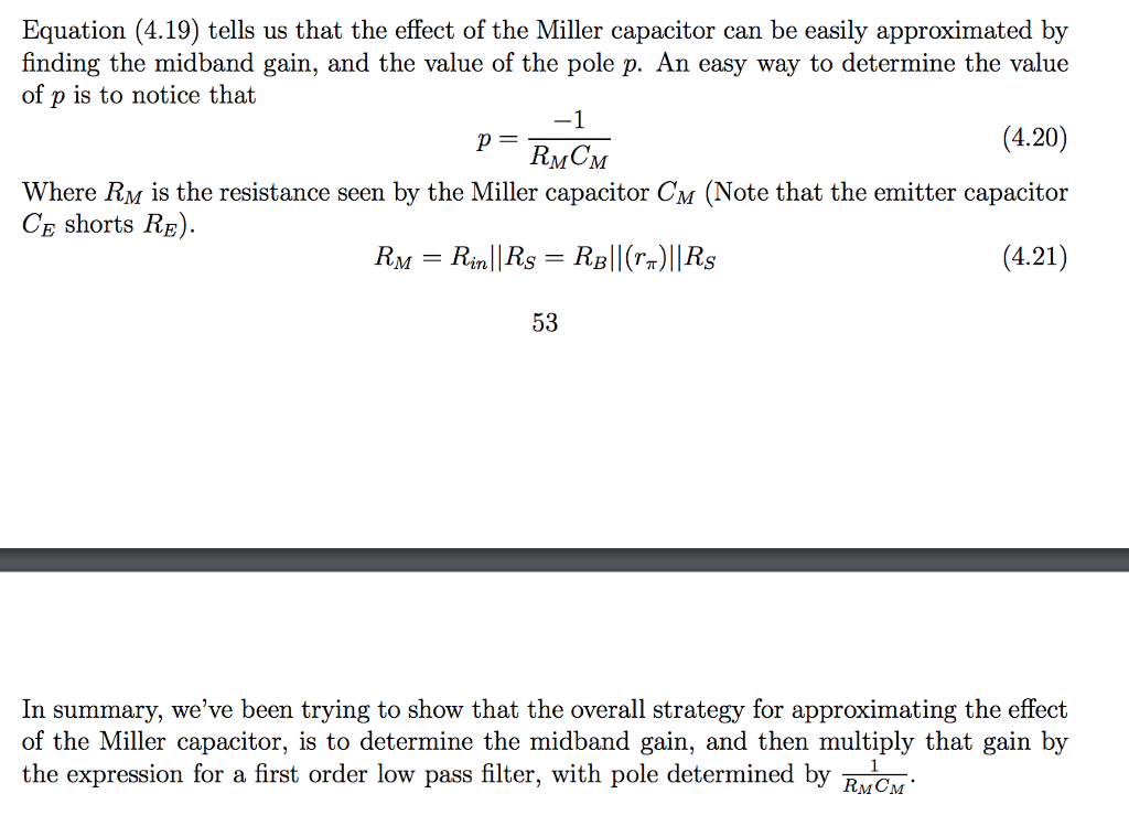 Equation (4.19) tells us that the effect of the | Chegg.com