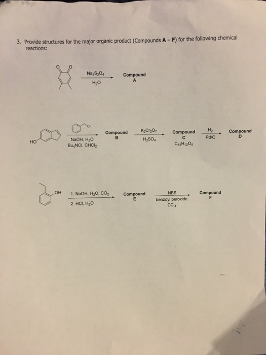 Solved Provide structure for the major organic product | Chegg.com