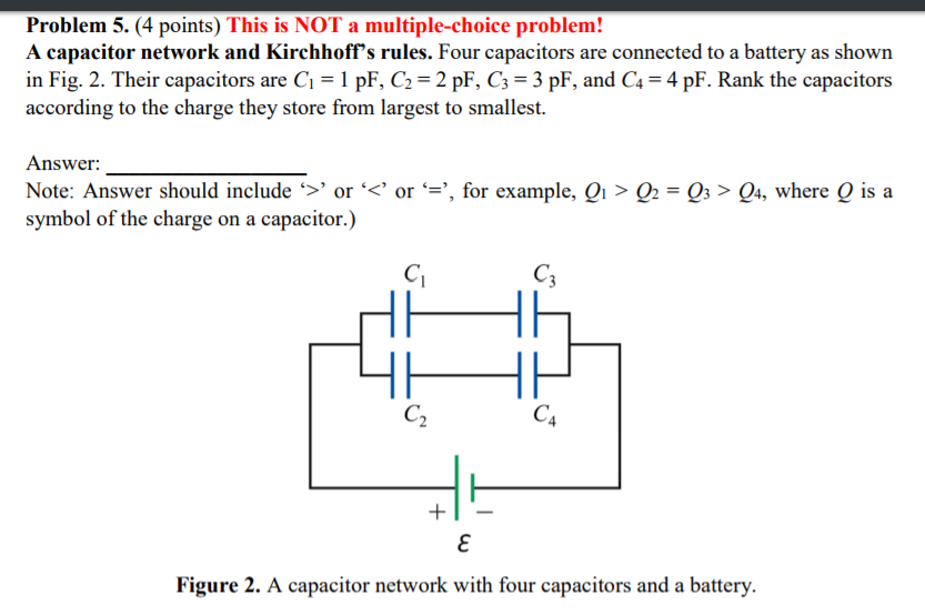 Solved Problem 5. (4 points) This is NOT a multiple-choice | Chegg.com Solved Problem 5. (4 points) This is NOT a multiple-choice | Chegg.com