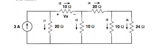 Solved - In the circuit shown in the figure determine Vx and | Chegg.com