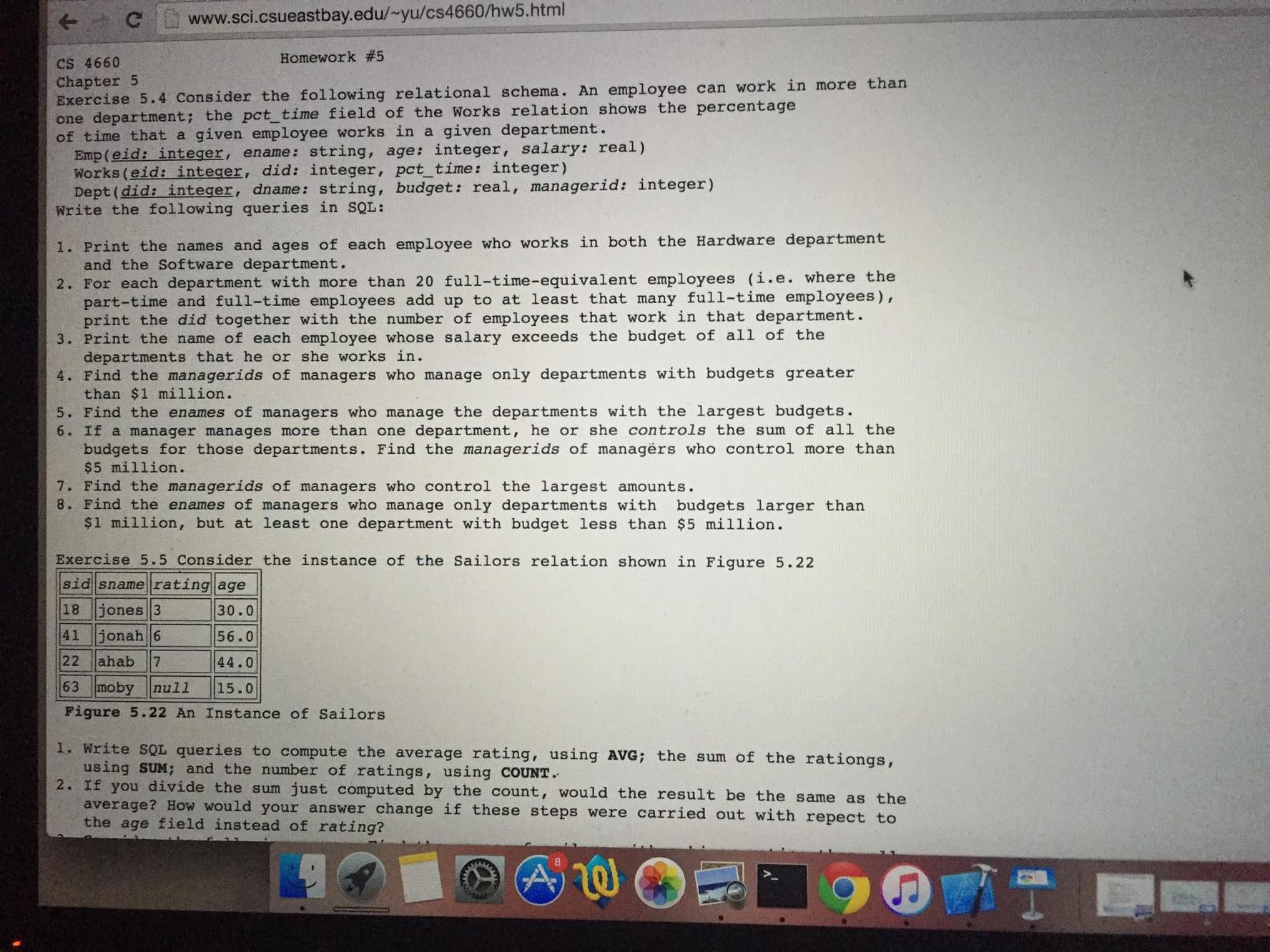 Solved Consider the following relational schema. An employee | Chegg.com