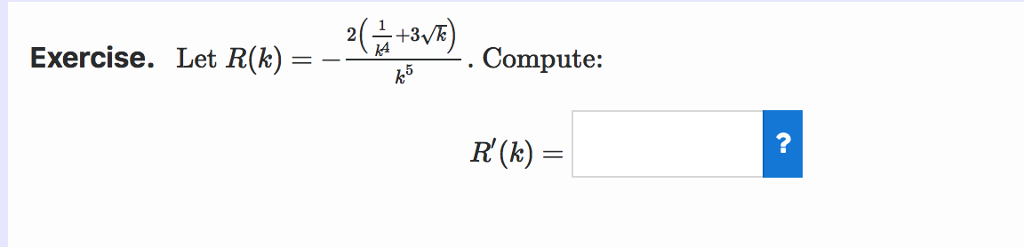 Solved Let r(W)- 'W (5e®_4w4). Compute: Exercise. r(w) dw | Chegg.com
