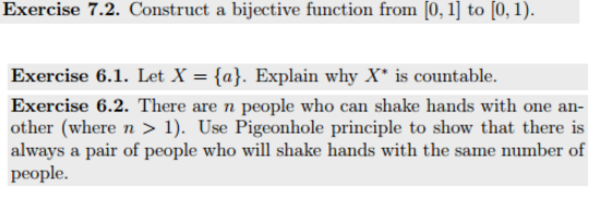 Solved Construct a bijective function from [0, 1] to [0, 1). | Chegg.com