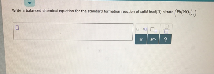 Solved Write a balanced chemical equation for the standard | Chegg.com