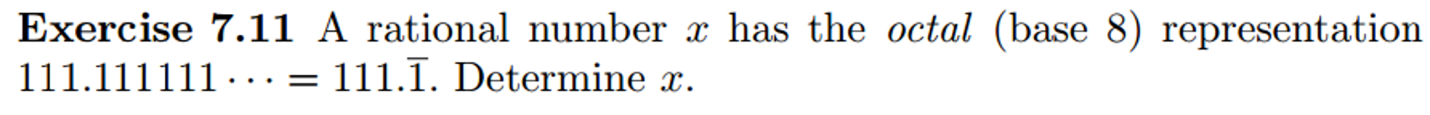 Solved A rational number x has the octal (base 8) | Chegg.com