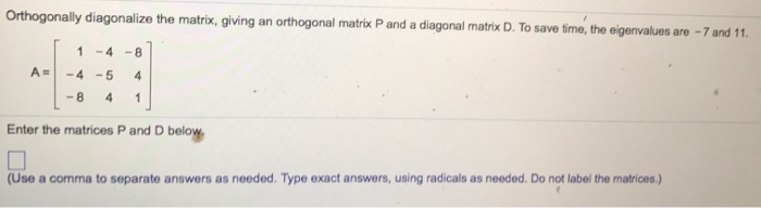 Solved Find the matrix of the quadratic form. Assume x is in | Chegg.com